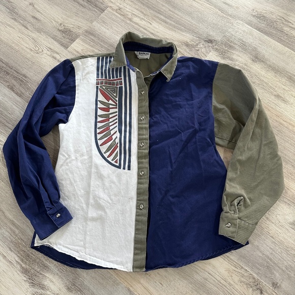 Shirts | Mens 9s Vintage Banjo Rodeo Button Down Top | Poshmark